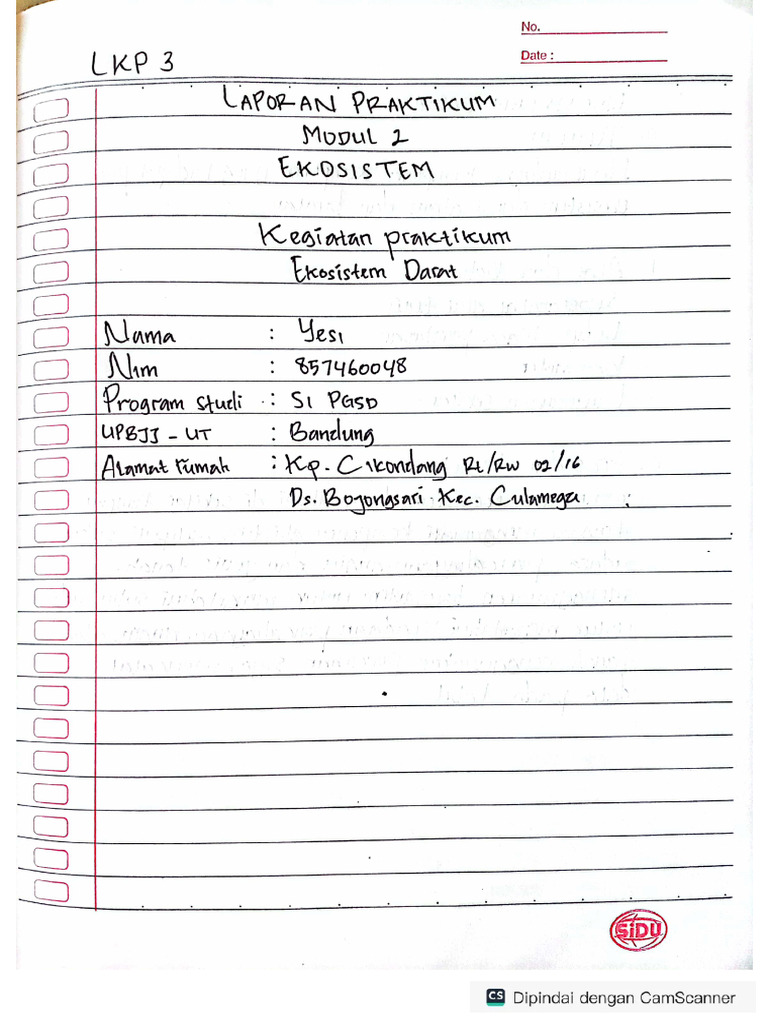 LKP 3 Ekosistem Darat | PDF