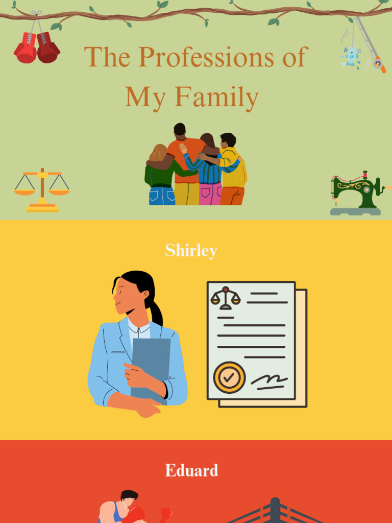 The Professions of My Family | PDF | Wellness