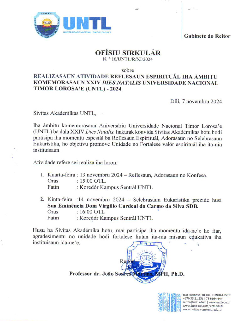 Ofs 10.UNTL.R.XI.2024 | PDF