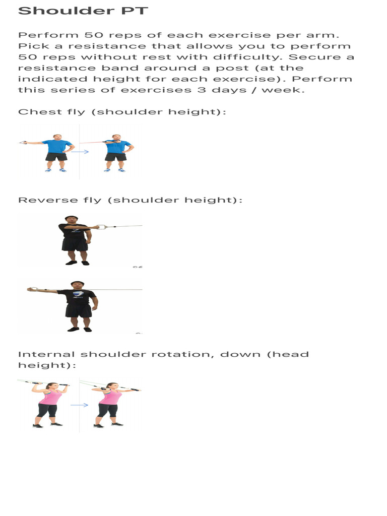 Shoulder PT | PDF | Wellness
