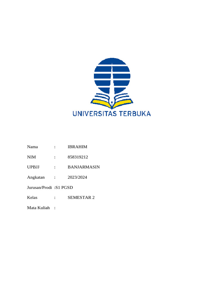 template tugas | PDF