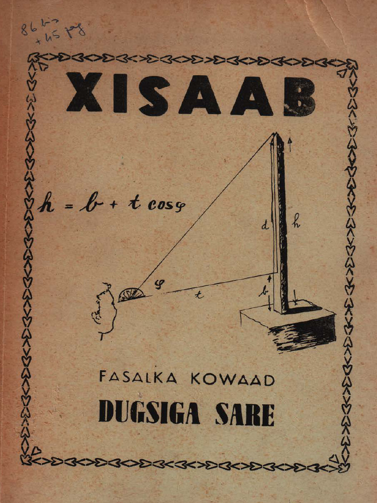 Xisaab - Fasalka Kowaad 1 - Dugsiga Sare | PDF