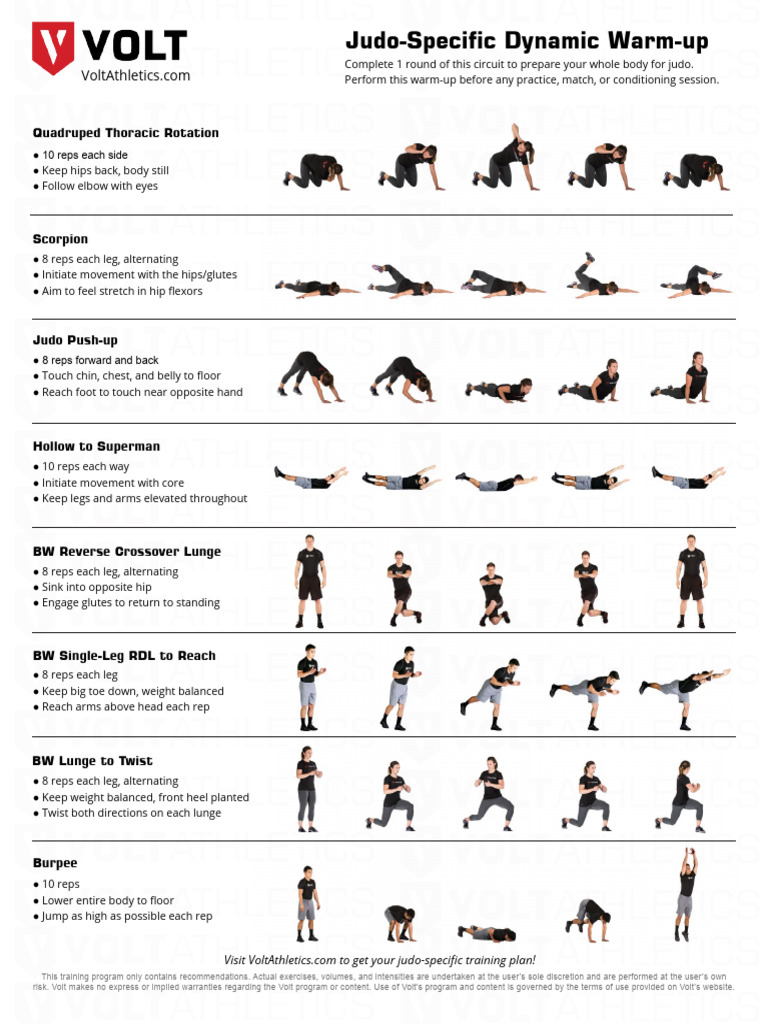 Specific Dynamic Warm-Up | PDF