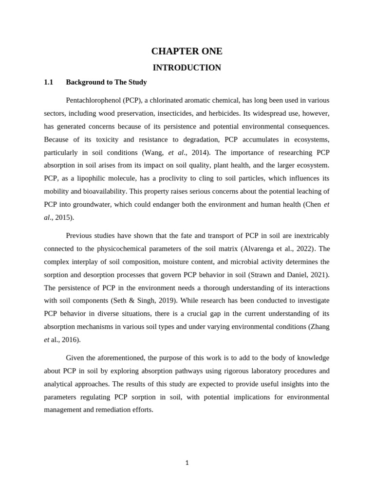Compilation of PCP Project | PDF | Adsorption | Soil