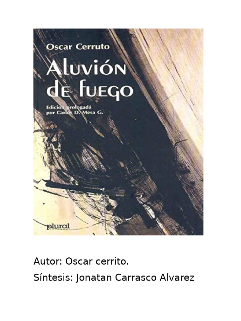 Aluvión de fuego: novela de Óscar Cerruto | PDF | Libros para adolescentes