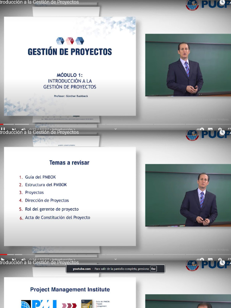 Gestión de Proyectos - Introducción | PDF