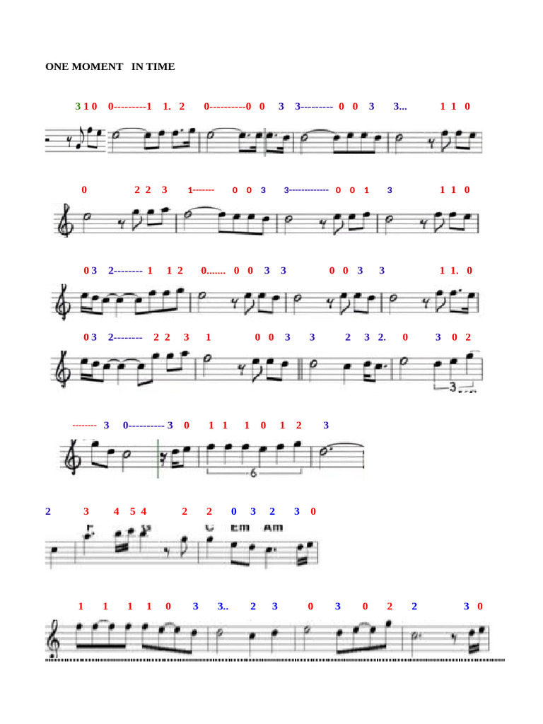 One Moment in Time 2 | PDF