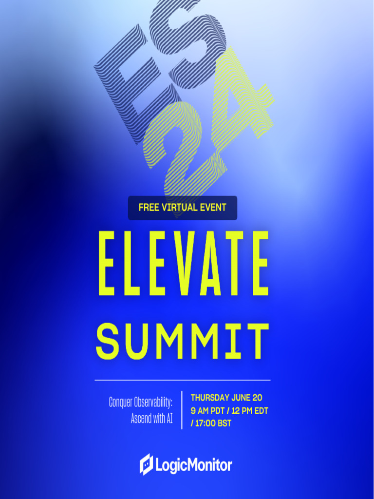 LogicMonitor S Elevate Summit 2024 Full Agenda 1717555849 | PDF | Artificial Intelligence ...