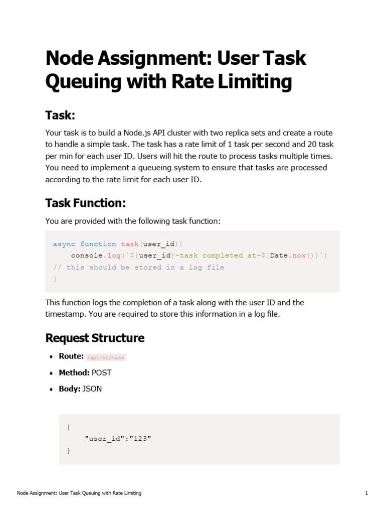 Node Js Task Updated Pdf Queue Abstract Data Type Computer 4208