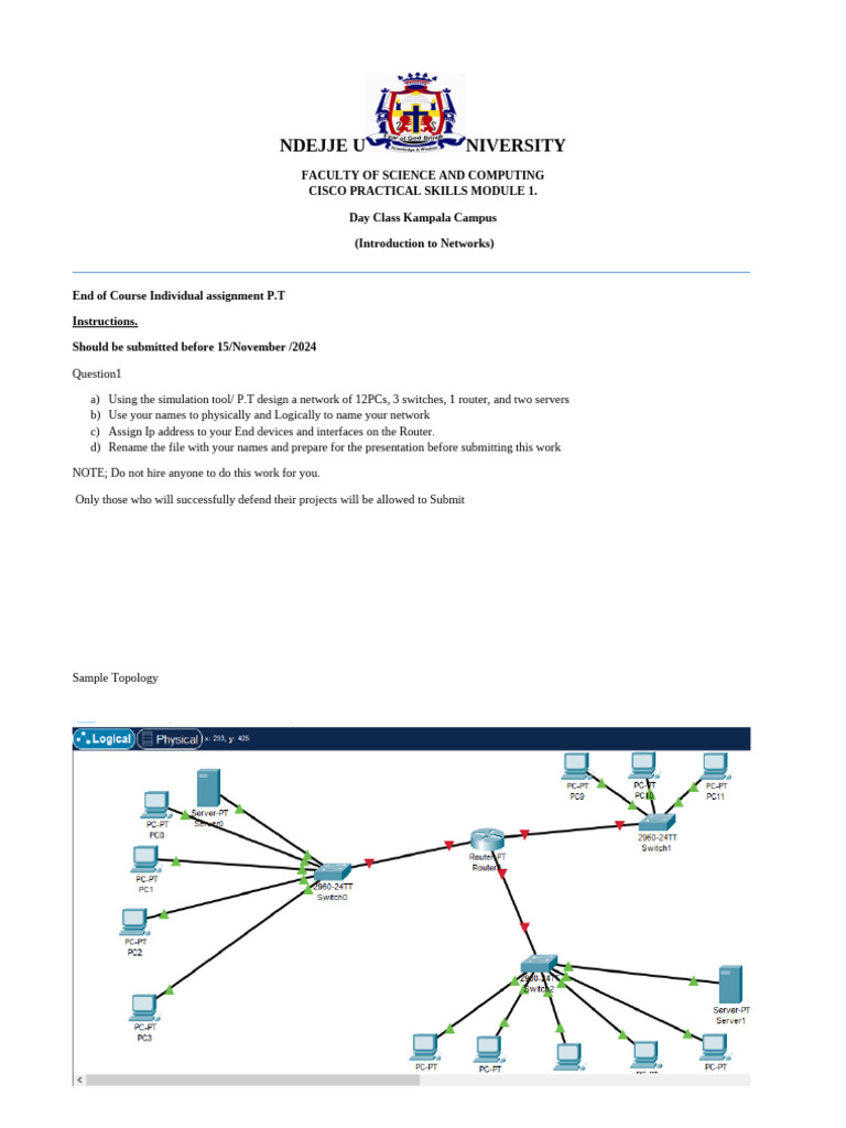 Cisco Practical Skills | PDF | Computers | Technology & Engineering
