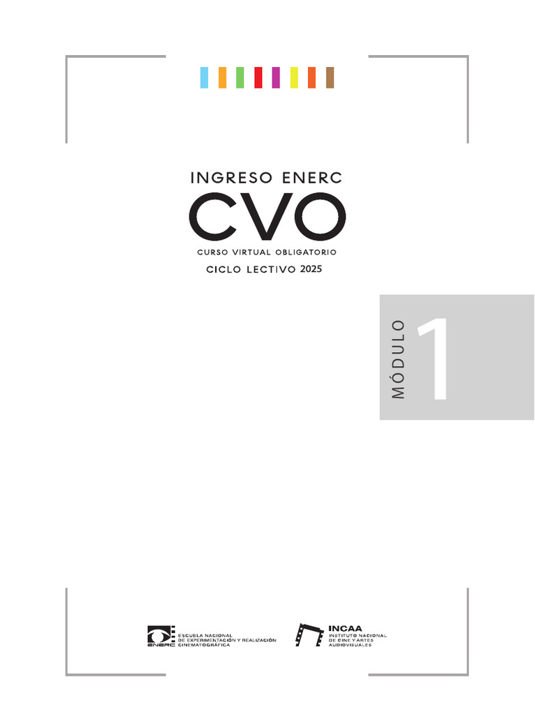 ENERC - CVO - Modulo-1 2025 - V2 | PDF | Televisión | Animación