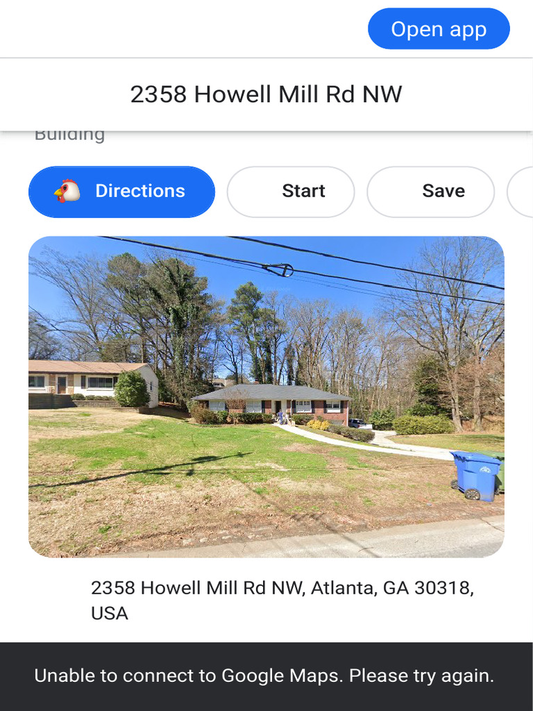 2358 Howell Mill RD NW - Google Maps | PDF