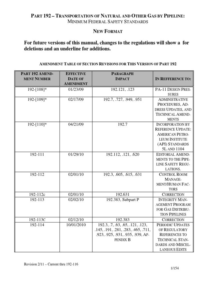 49 CFR 192.complete | PDF | Pipeline Transport | Pipe (Fluid Conveyance)