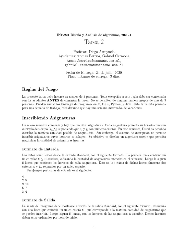Tarea 2 | PDF | Compilador | Algoritmos