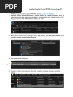 Tutorial Install Myob V18 | PDF