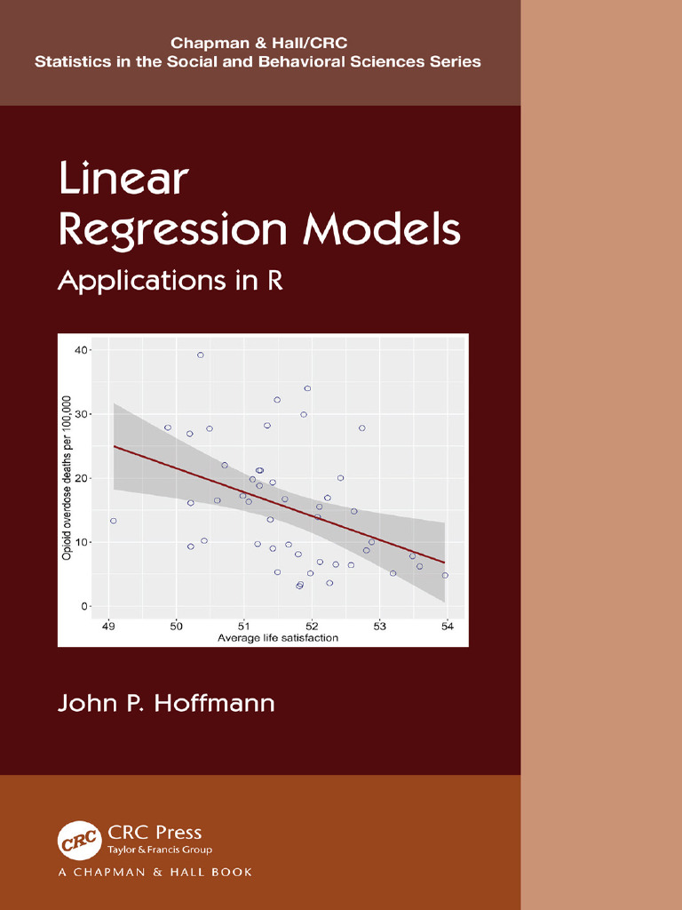 John P. Hoffmann - Linear Regression Models - Applications in R (Chapman & Hall - CRC Statistics ...