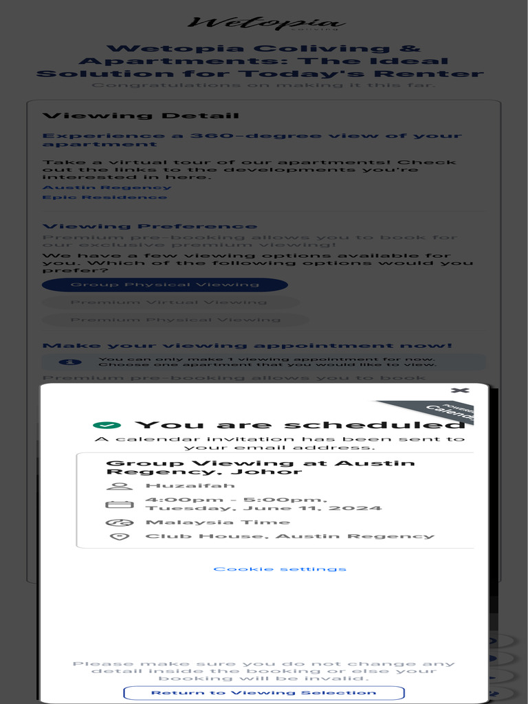 Wetopia Prebooking | PDF