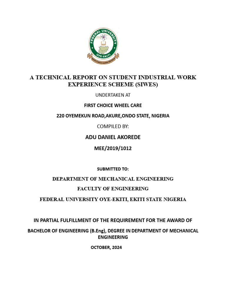 Adu Daniel Akorede MEE - 2019 - 1012 | PDF | Tire | Wheel