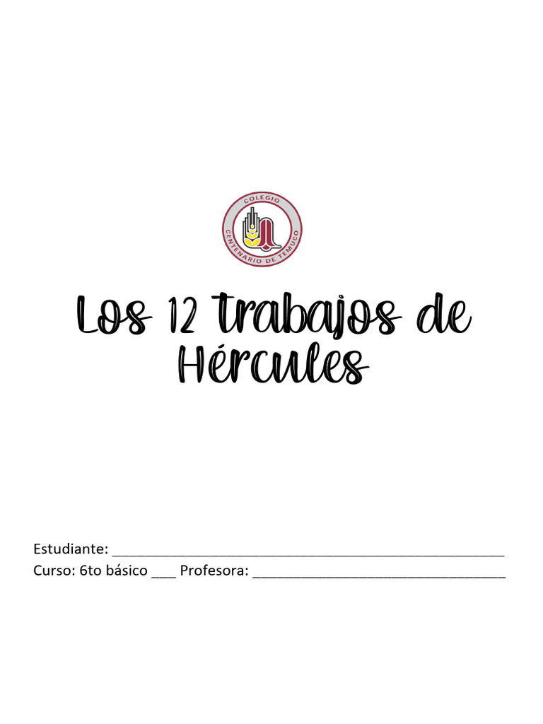 Los 12 Trabajos de Hércules | PDF | Adultos jóvenes