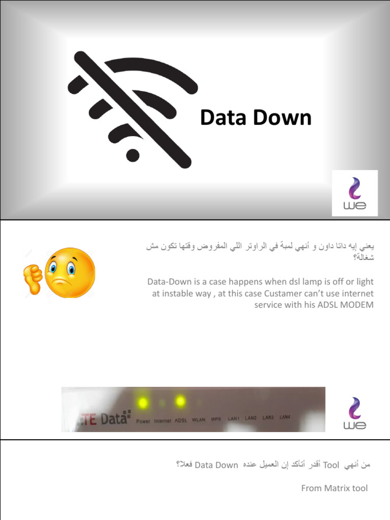 Understanding Data Down Issues | PDF | Digital Subscriber Line ...