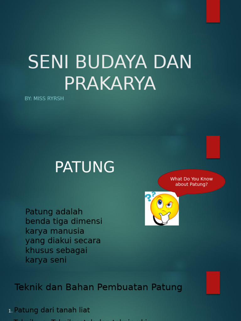Seni Budaya Dan Prakarya | PDF | Griya & Taman | Seni
