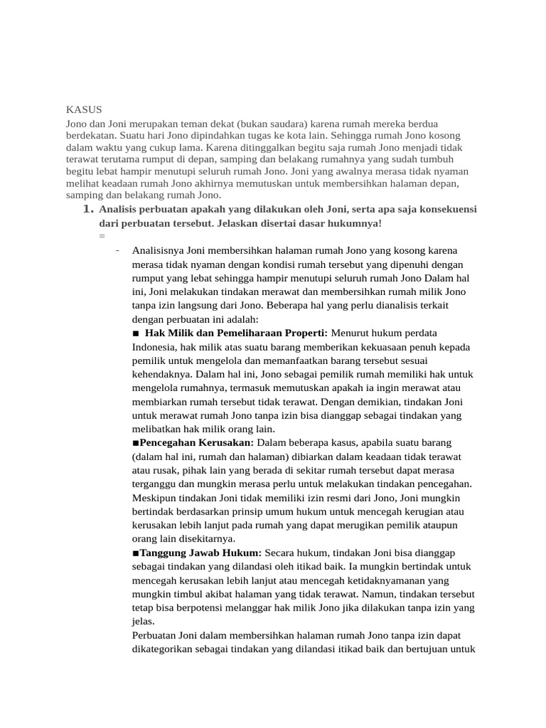 Tugas 2 ISIP4130 Pengantar Ilmu Hukum UT | PDF | Ilmu Sosial | Hukum