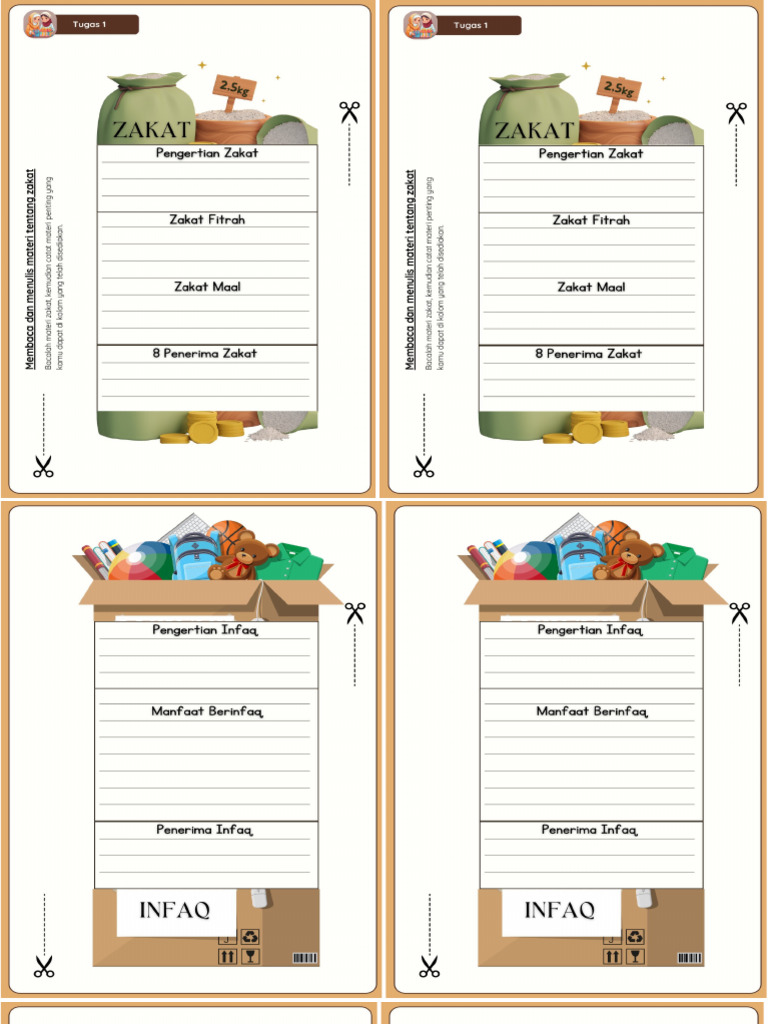 LKPD Kls 5 Zakat | PDF