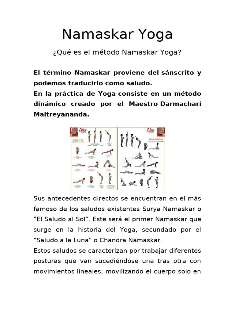 Namaskar Yoga | PDF | Yoga