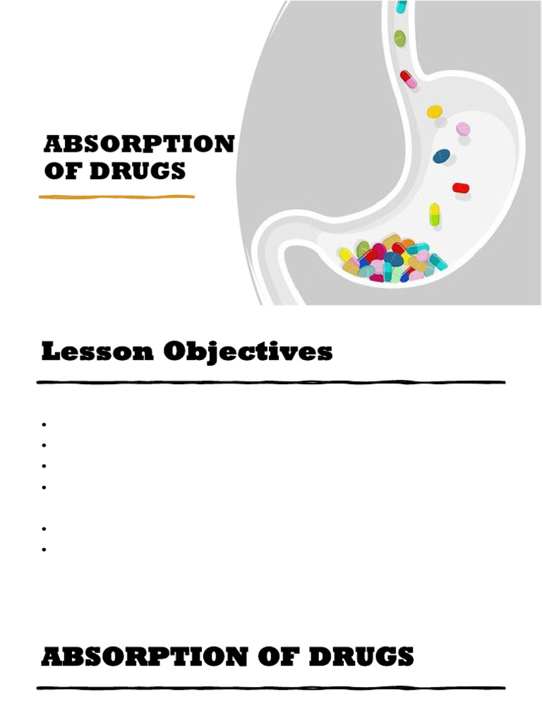 Lecture On Drug Absorption-2 | PDF | Acid Dissociation Constant ...