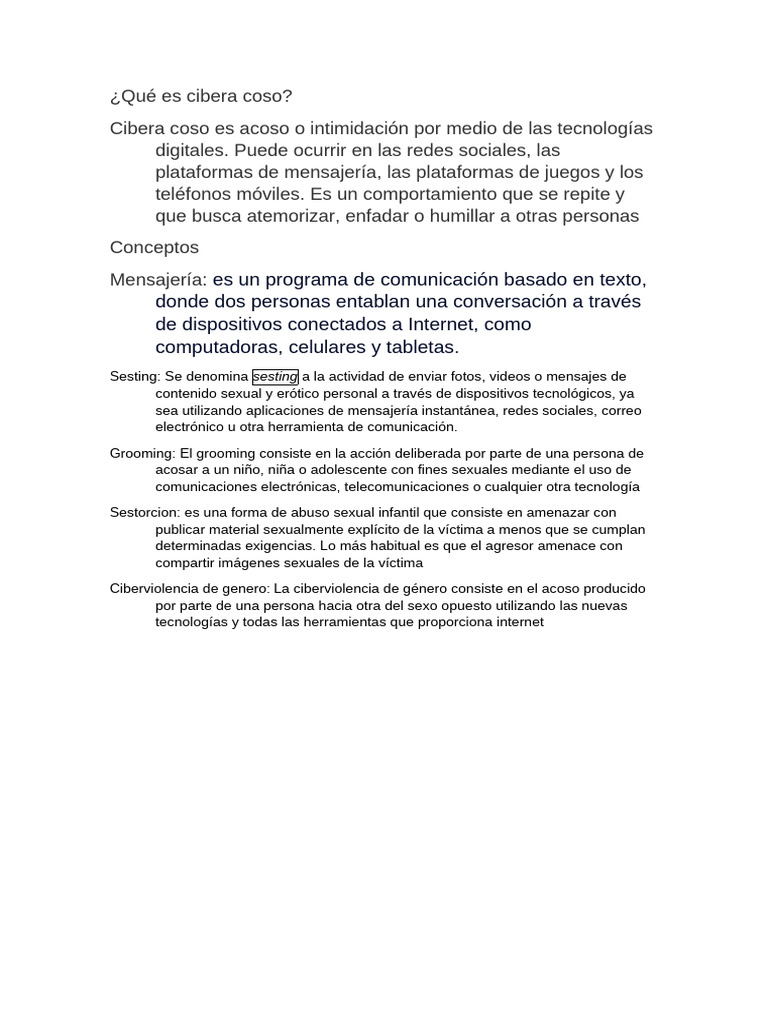Qué Es Cibera Coso | PDF | Política | Ciencias sociales