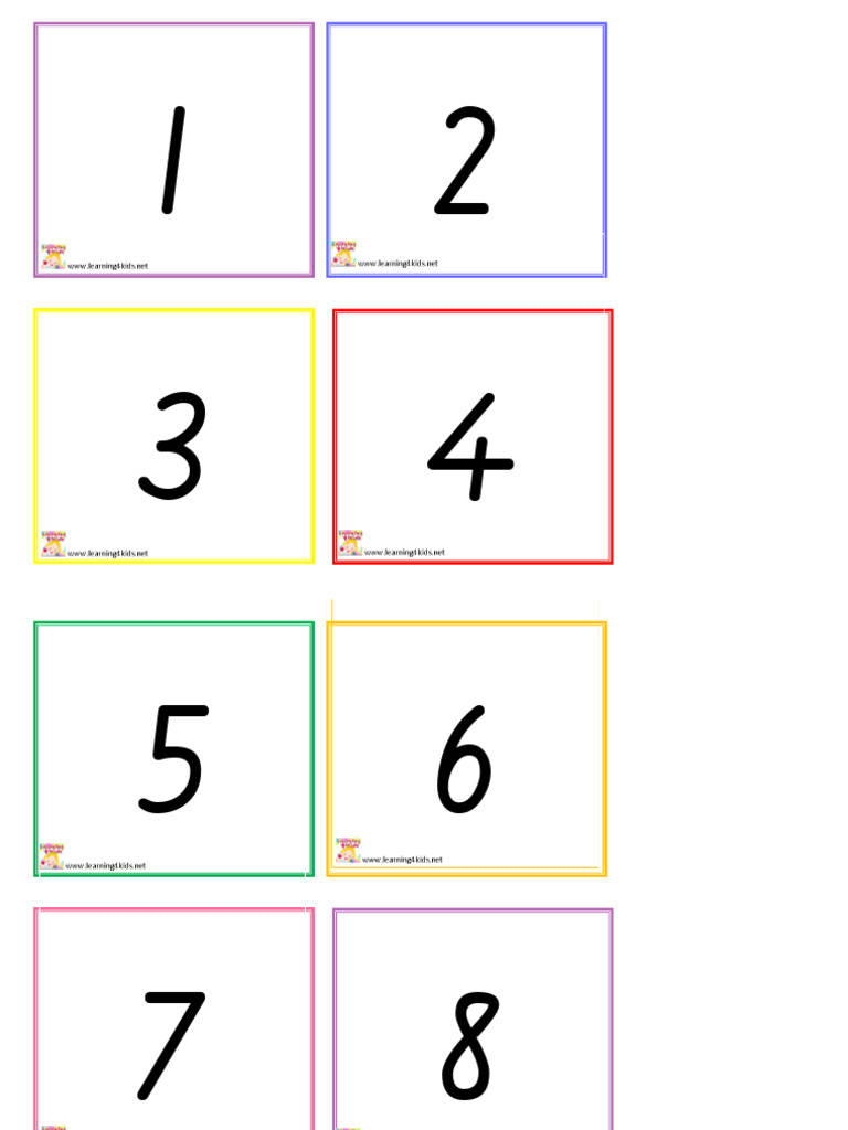 Printable Peg A Number Facts Cards | PDF