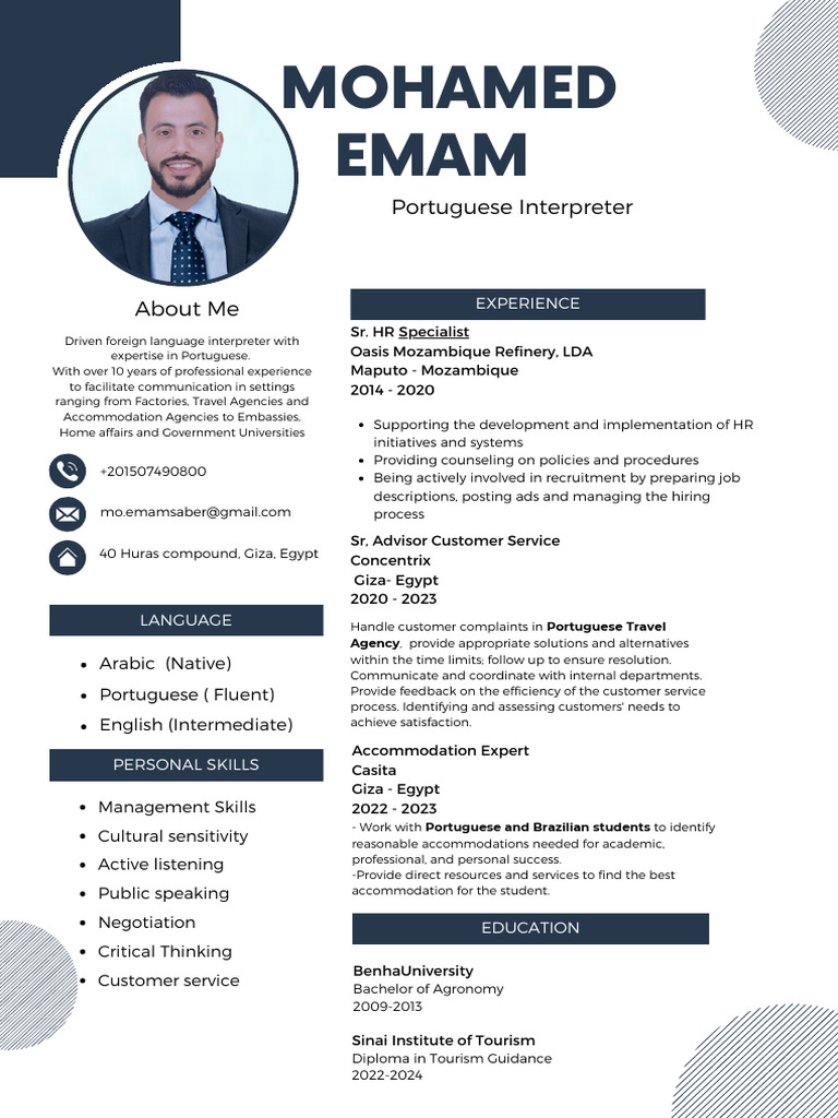 CV Mohamed Emam PT | PDF