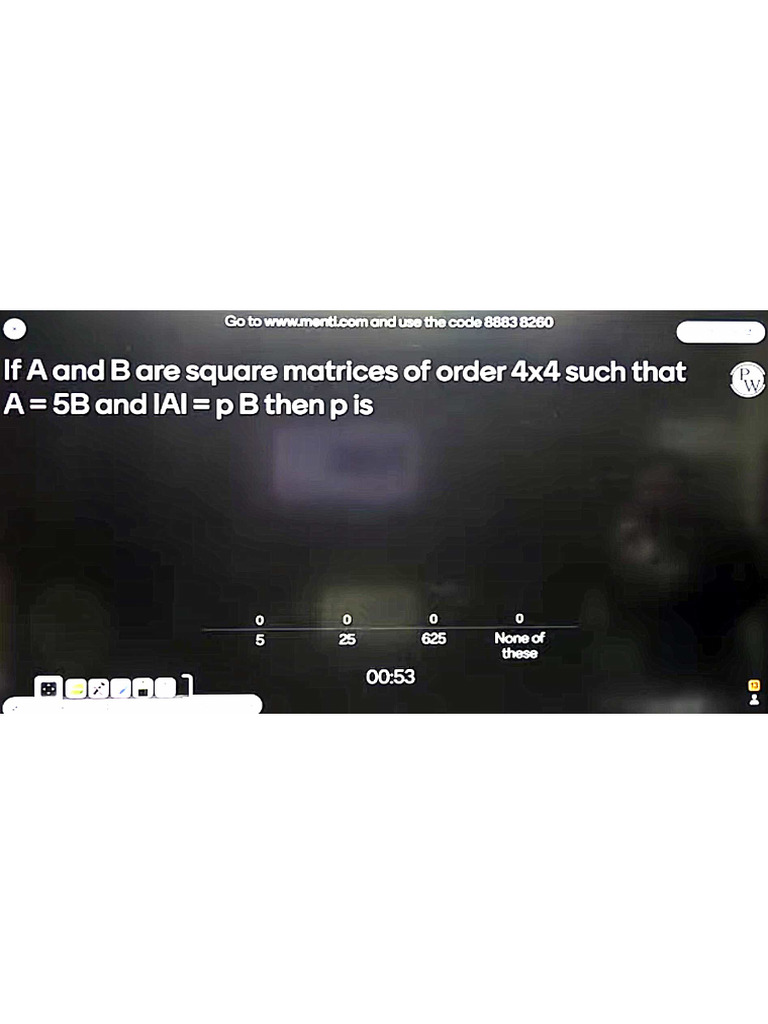 Linear Algebra Menti War | PDF