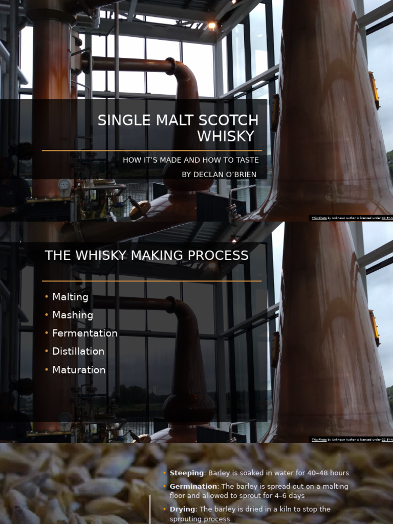 How Single Malt Whisky Is Made and How To Taste. | PDF | Whisky | Brewing