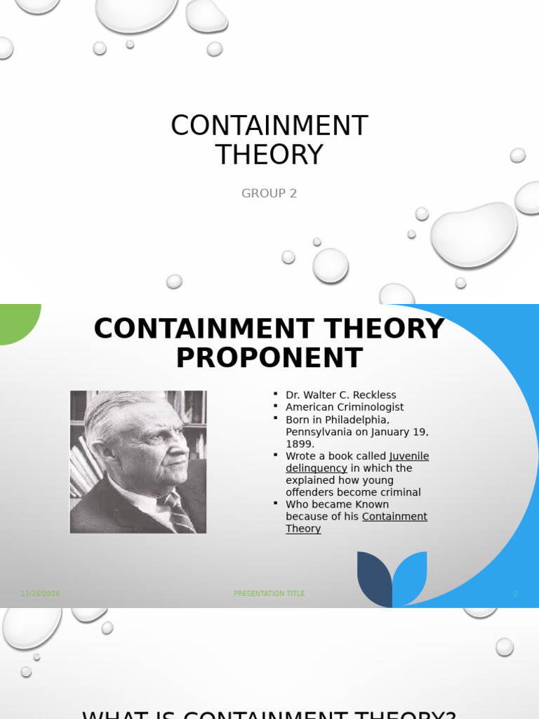 Containment Theory Bretney | PDF | Juvenile Delinquency | Deviance ...