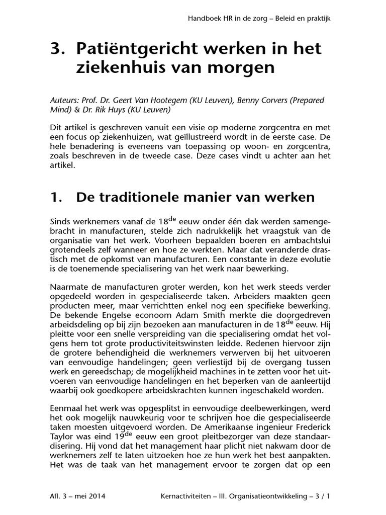 Artikel HR in de Zorg | PDF