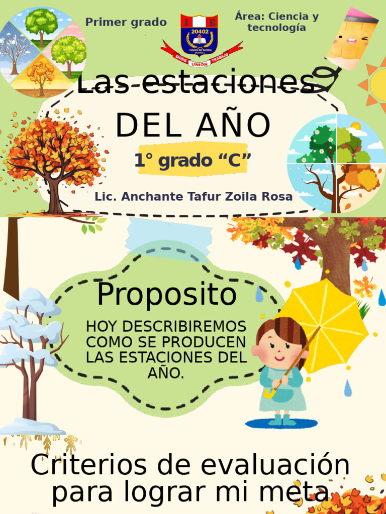 Las Estaciones | PDF | Invierno | Temporada de primavera)