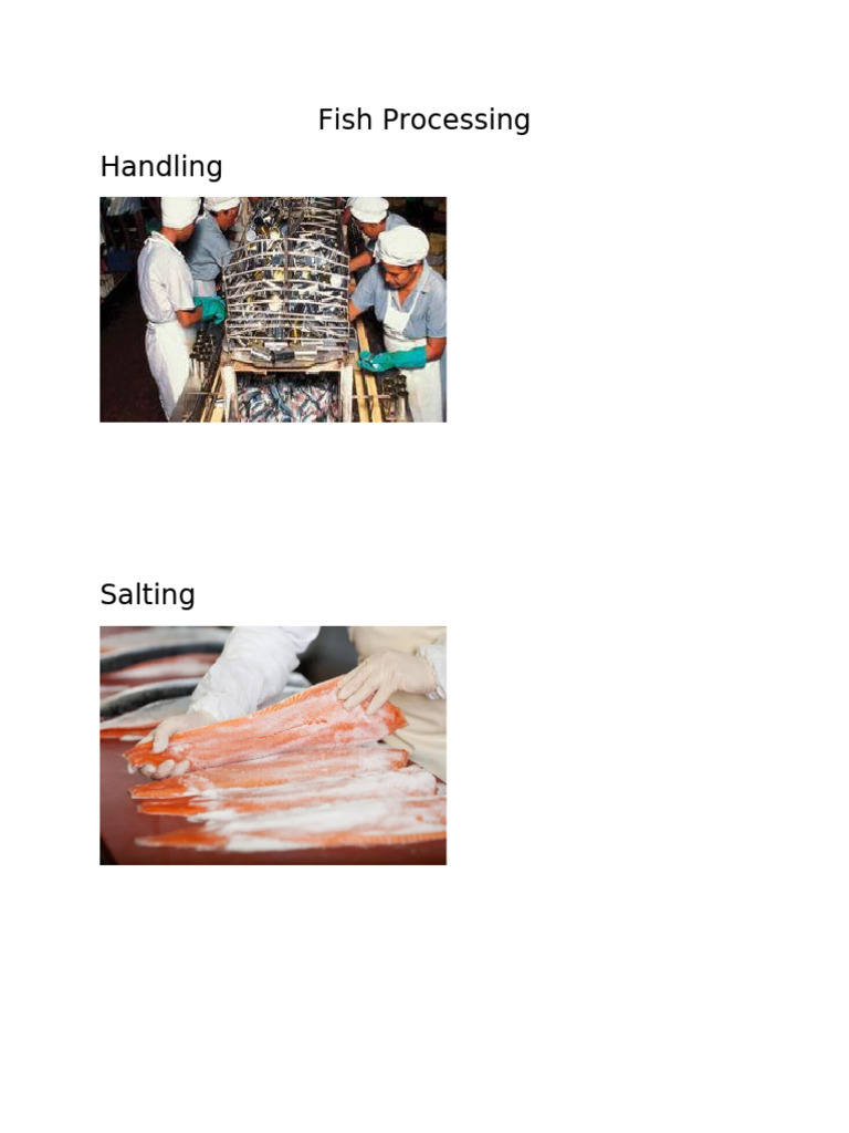 Fish Processing | PDF