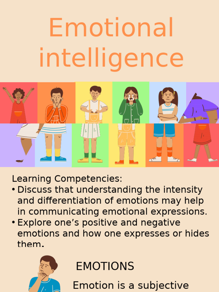 Emotional Intelligence 2 | PDF | Emotions | Behavioural Sciences