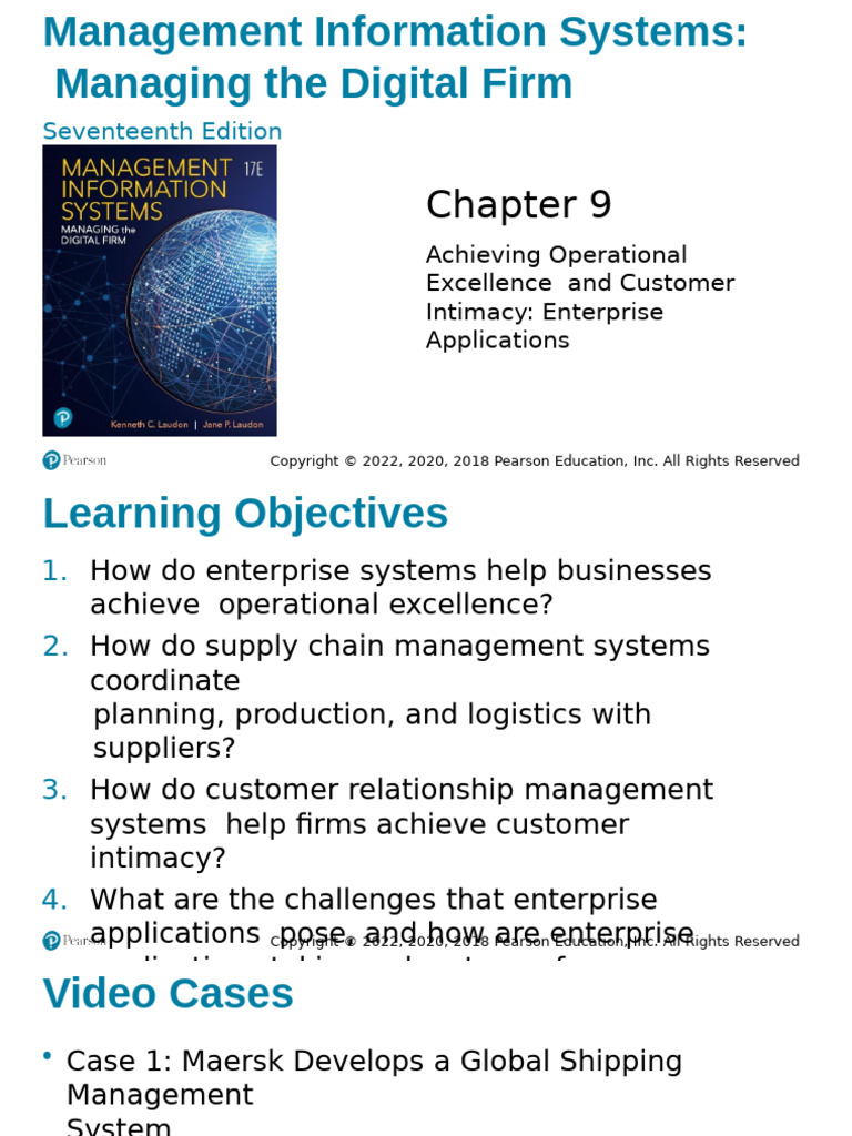 Laudon Mis17 PPT Ch09 | PDF | Customer Relationship Management | Supply Chain