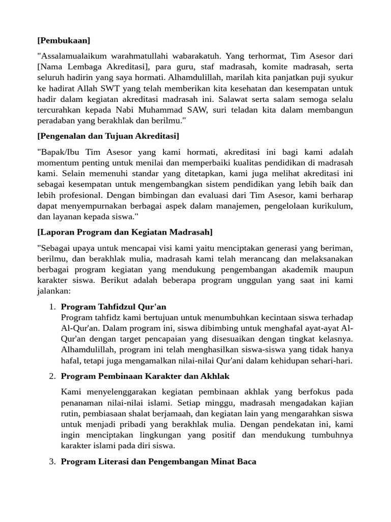 Program Unggulan Madrasah | PDF | Karier & Perkembangan | Bisnis
