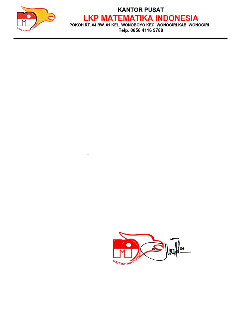 Undangan Peserta (KPN) (Rev-1) | PDF