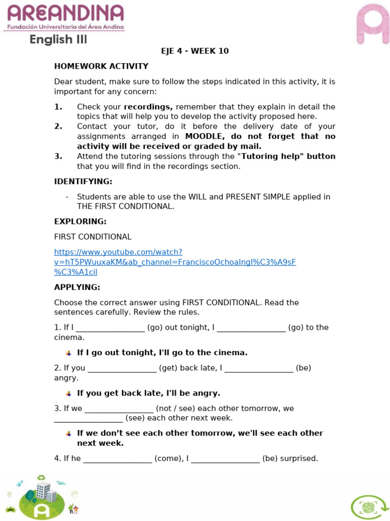 English 3 - EJE 4 - Week 10 | PDF