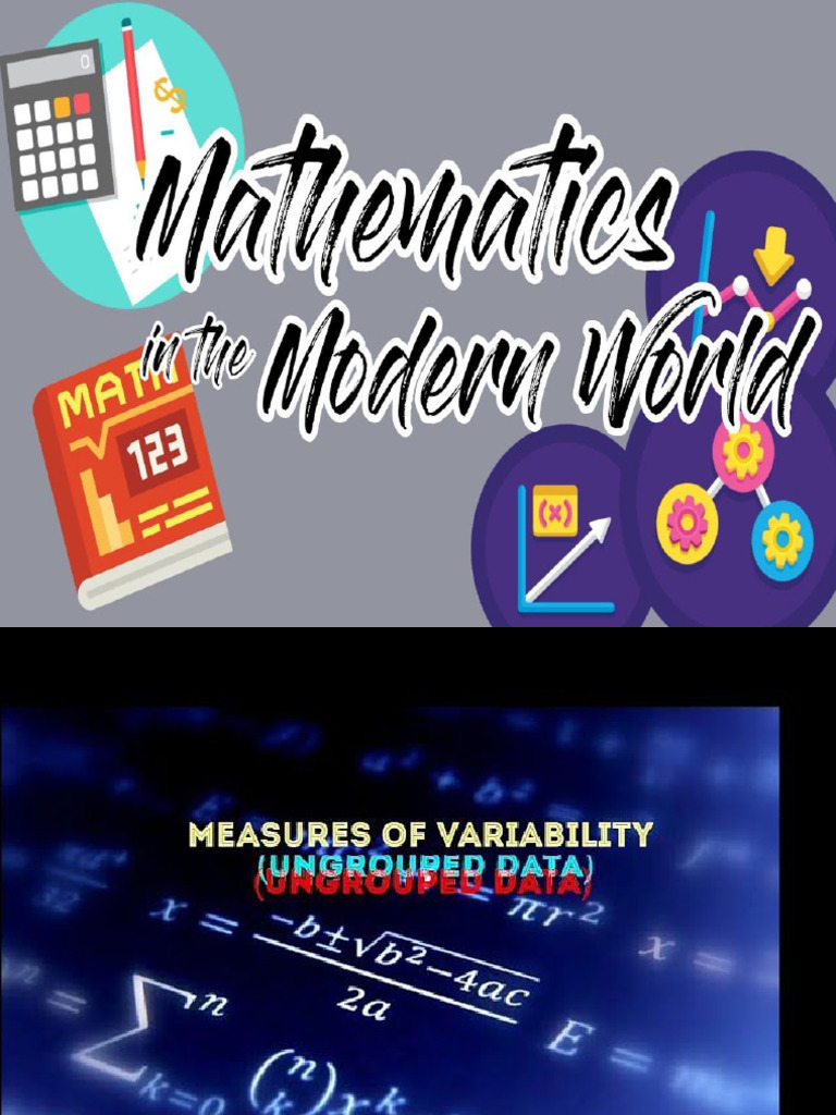Lesson 4 Measures of Variablity of Ungrouped Data 1 | PDF
