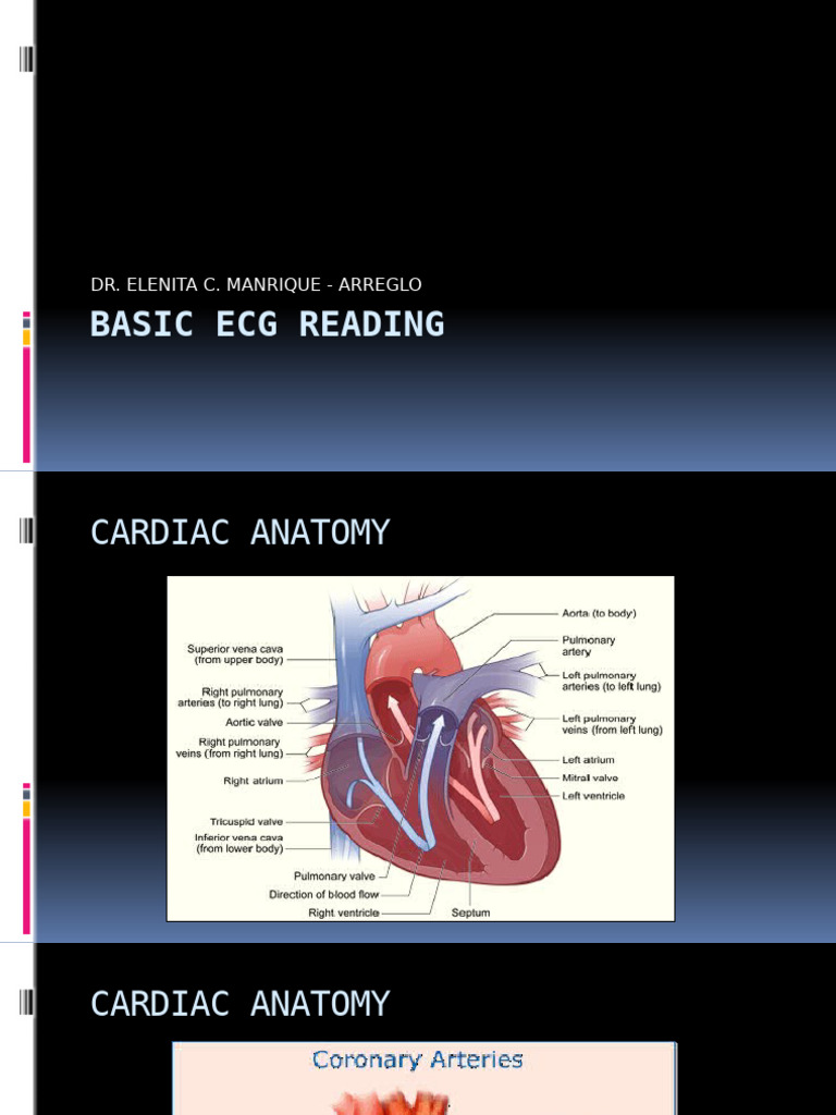 Basic Ecg Reading Lecture | PDF | Electrocardiography | Heart Rate