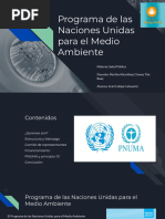 PNUMA: Objetivos y Funciones 2024 | PDF | Programa del Medio Ambiente ...