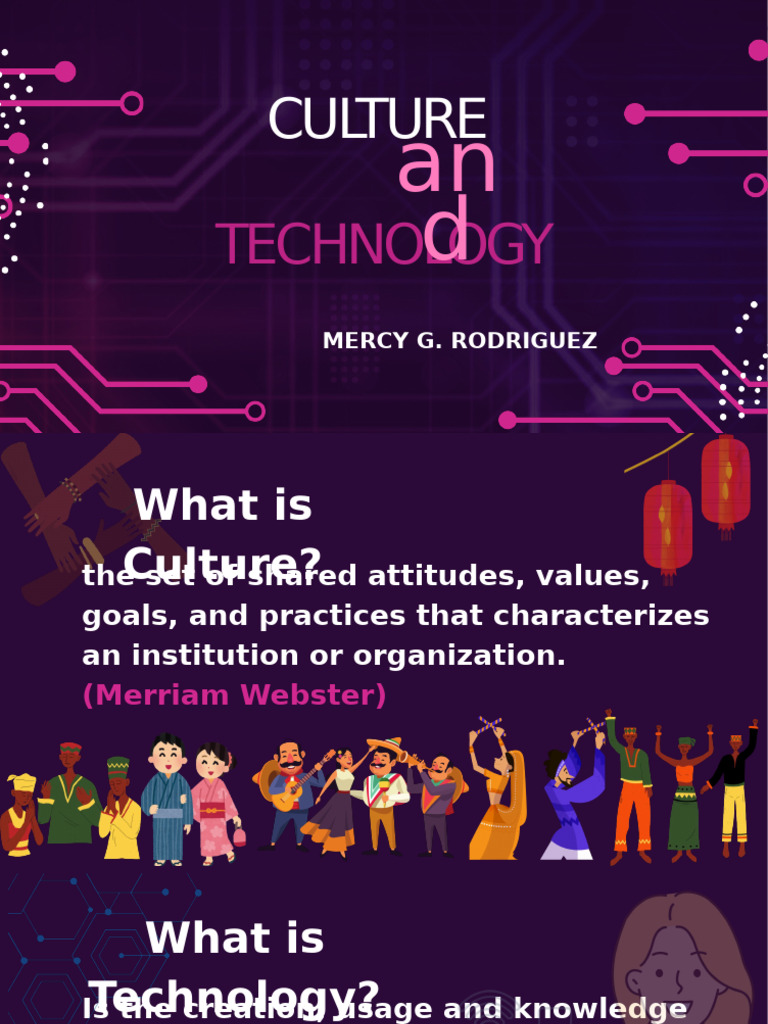Culture's Impact on Technology | PDF