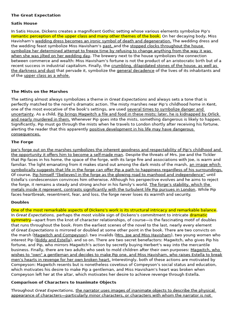 The Great Expectation | PDF | Great Expectations | Estella (Great Expectations)