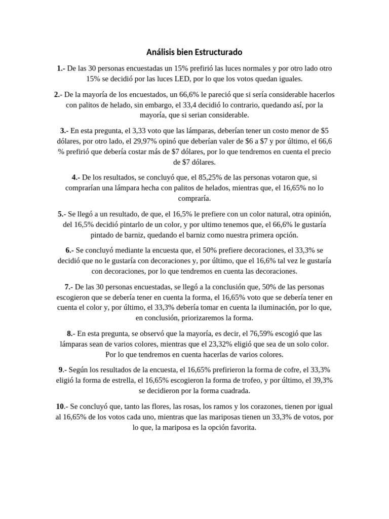 Análisis Bien Estructurado | PDF | Arte