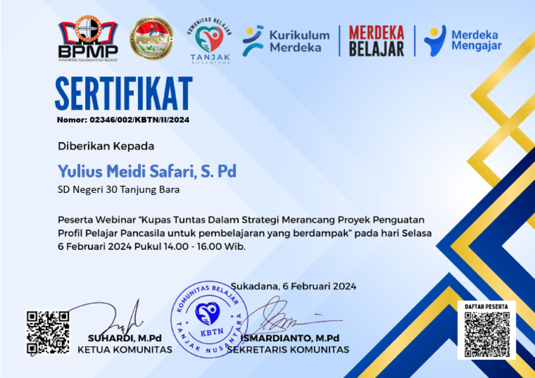 Yulius Meidi Safari, S. PD Tanjak | PDF